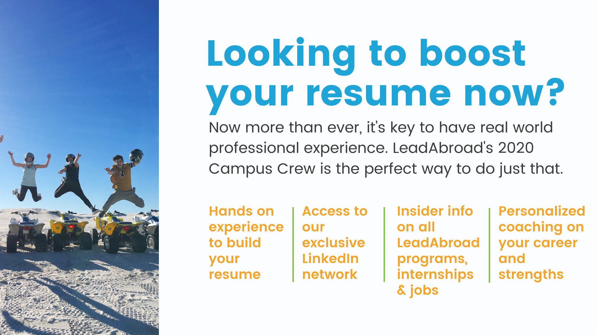 Campus Opportunities • LeadAbroad